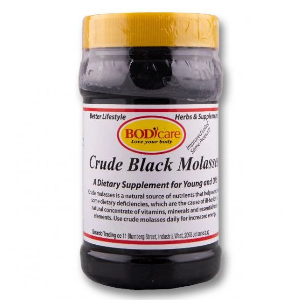 BODICARE 500g Crude Black Molasses - Complexe Vitaminés - Antianémique ...